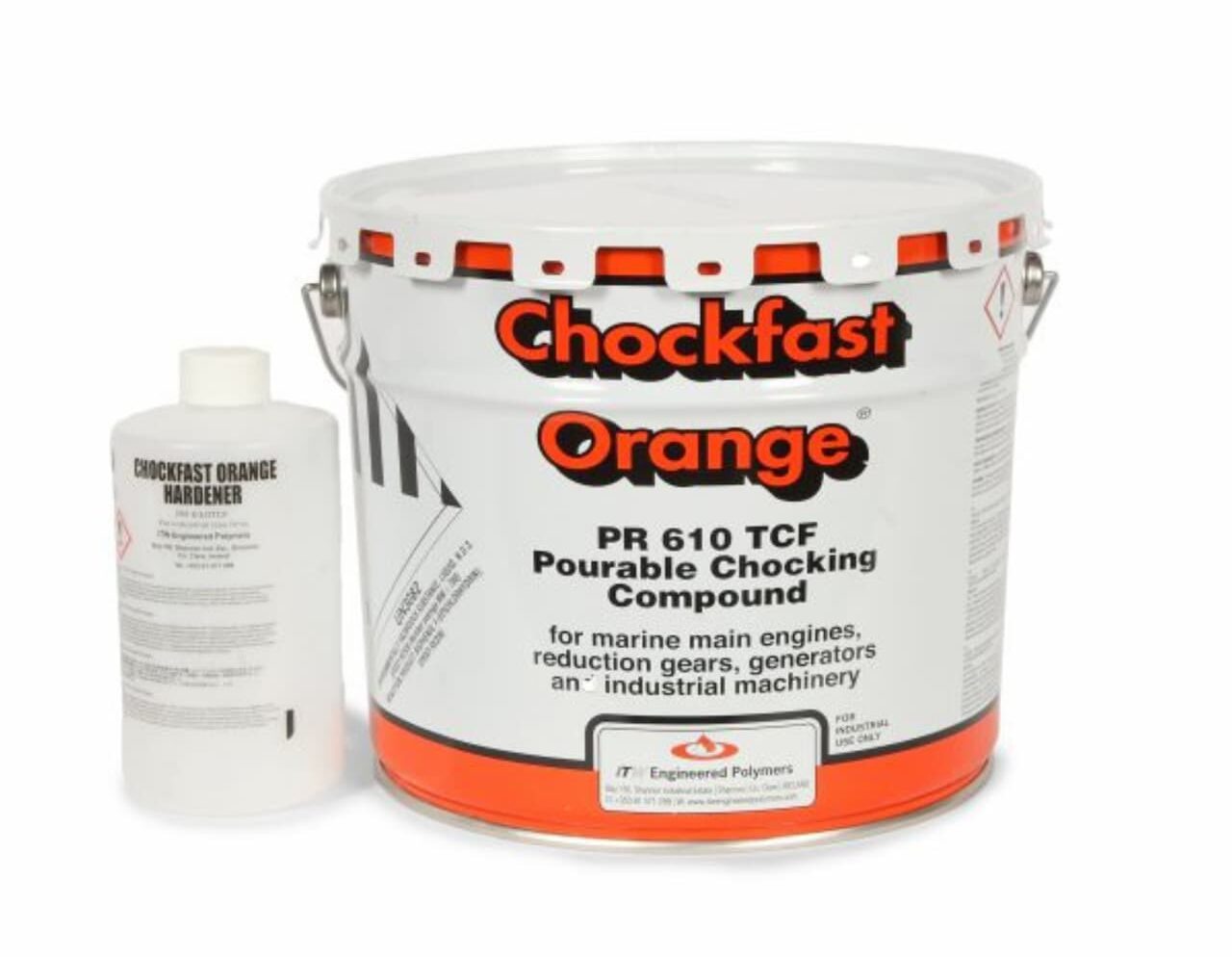 Chockfast oranje - Finres Industrie